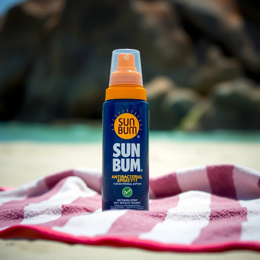 Evaluating Sun Bum Antibacterial Spray for Water Sports